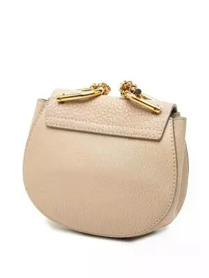 Chloé 2016 Nano Grained Calfskin Drew Crossbody Bag - Brown