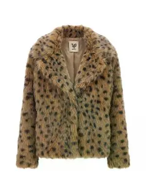 ANIYE BY Leopard-print Faux-fur Jacket - Brown
