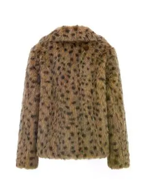 ANIYE BY Leopard-print Faux-fur Jacket
