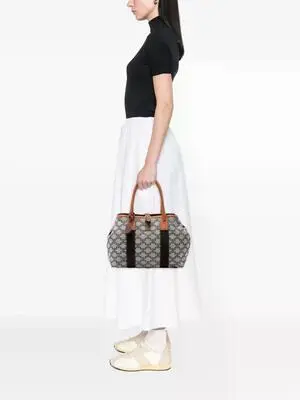 Celine 2009 Macadam Canvas Tote Bag