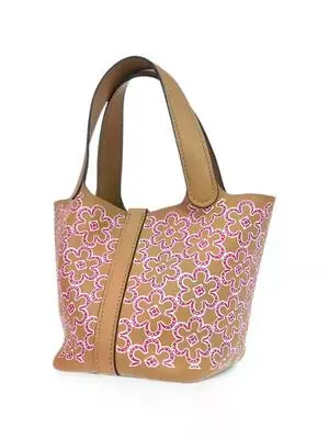 Hermès 2022 Picotin Micro Lucky Daisy Tote Bag