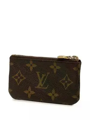 LOUIS VUITTON 2008 Monogram Key Pouch Coin Pouch - Brown