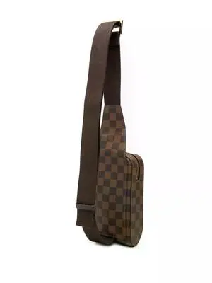 LOUIS VUITTON Damier Ebene Geronimos Crossbody Bag - Brown