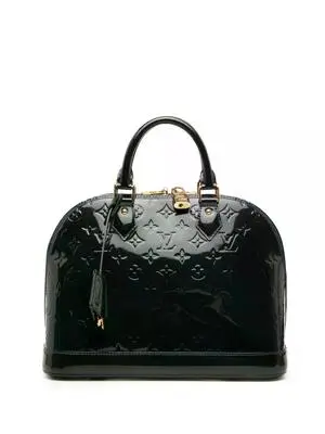 LOUIS VUITTON 2013 Monogram Vernis Alma Pm Handbag - Blue