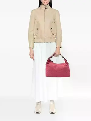 Gucci 2000-2015 Gg Canvas Horsebit Hobo Bag - Pink