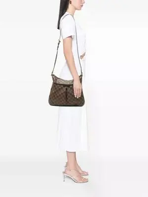 LOUIS VUITTON Damier Ebene Bloomsbury Pm Crossbody Bag - Brown
