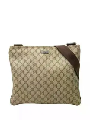 Gucci 2000-2015 Gg Supreme Crossbody Bag - Neutrals