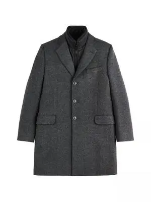 FAY Herringbone Pattern Double Coat