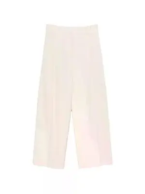 Brunello Cucinelli Pleated Wide-leg Trousers - Neutrals