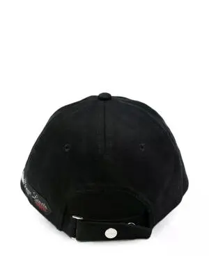LANVIN Logo-patch Baseball Cap - Black