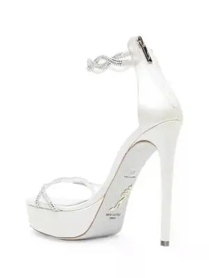 Rene Caovilla 130mm Braid Fondant Sandals