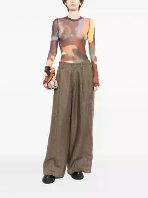 ERL Wide-leg Tailored Trousers