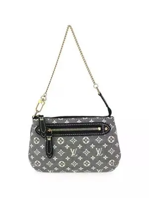 LOUIS VUITTON 2012 Mini Pochette Shoulder Bag - Blue