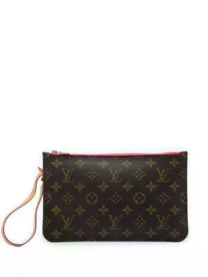 LOUIS VUITTON 2015 Monogram Neverfull Mm Pouch