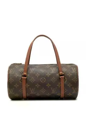 LOUIS VUITTON 1991 Monogram Papillon 26 Handbag - Brown