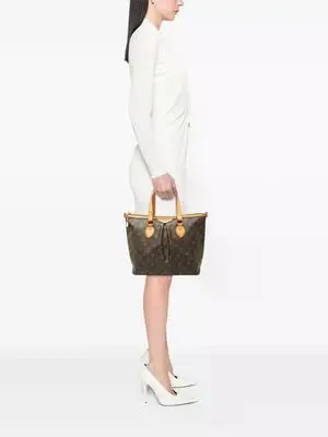 LOUIS VUITTON 2009 Monogram Palermo Pm Satchel - Brown