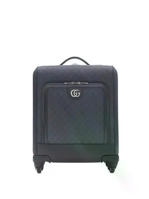 Gucci Gg Supreme Ophidia Cabin Trolley Travel Bag - Blue