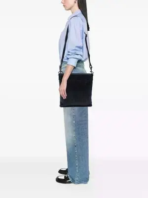 Bottega Veneta 2012-2026 Nappa Intrecciato Vn Crossbody Bag - Black