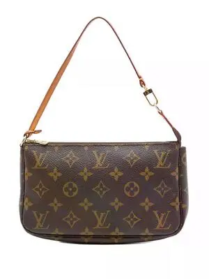 LOUIS VUITTON 2010 Monogram Pochette Accessoires Shoulder Bag - Brown