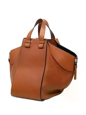 Loewe 2018 Small Leather Hammock Satchel - Brown