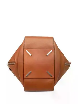 Loewe Leather Hammock Satchel - Brown