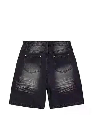 VALE FOREVER What The Jorts Patchwork Denim Shorts