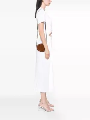 Celine Calfskin Cuir Triomphe Oval Crossbody Bag - Brown