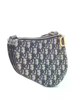 Dior Saddle Rodeo Oblique Shoulder Bag - Blue