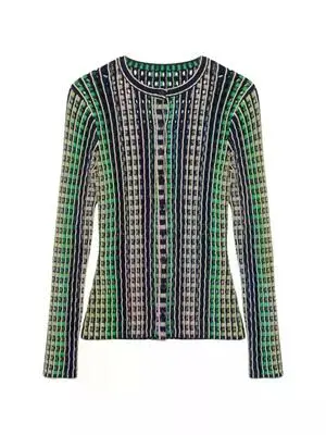 Simkhai Mabel Eyelet-knit Cardigan - Blue