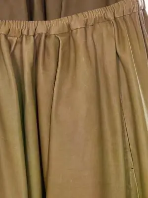 Auralee Elasticated Leather Skirt