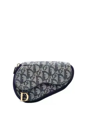 Dior Diorissimo Canvas Saddle Pouch