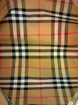 Burberry House Check Canvas Rainbow Clutch Bag