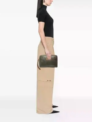 Dior Honeycomb Coated Canvas Clutch Bag