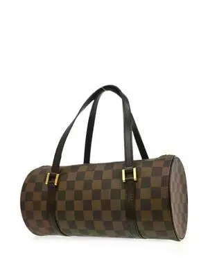 LOUIS VUITTON 2004 26 Papillon Damier Ébene Canvas Tote Bag