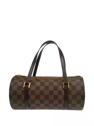 LOUIS VUITTON Damier Ebene Canvas Papillon Tote Bag - Brown