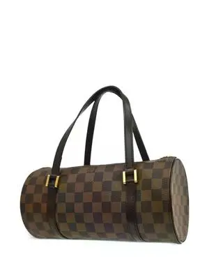 LOUIS VUITTON Damier Ebene Canvas Papillon Tote Bag
