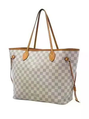 LOUIS VUITTON 2012 Damier Azur Neverfull Mm Tote Bag