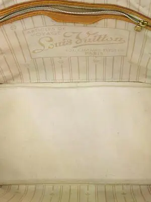 LOUIS VUITTON 2012 Damier Azur Neverfull Mm Tote Bag