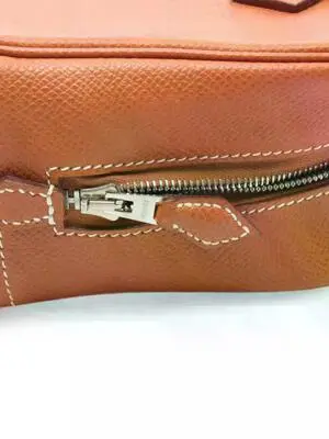 Hermès 2005 Mini Plume 20 Leather Handbag