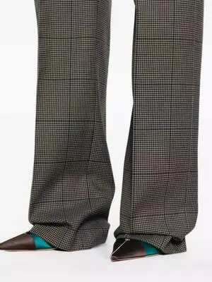 MUGLER Houndstooth Tailored Trousers
