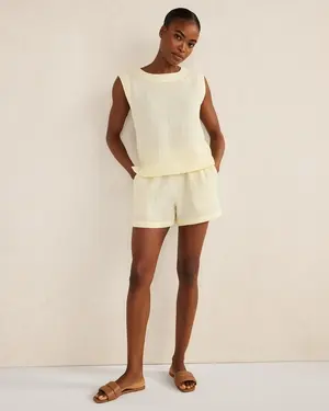 HAVEN WELL WITHIN Organic Cotton Gauze Tank Top