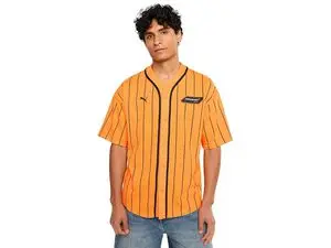 PUMA Mclaren Racing Baseball Jersey Clothing Papaya - Orange
