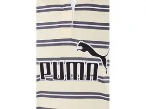 PUMA Essentials Elevated No.1 Logo Oversized Striped Rugby Polo