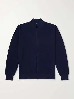 Peter Millar Excursionist Merino Wool-blend Sweater - Navy