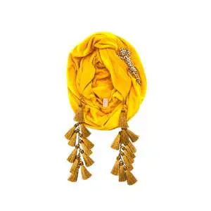 JULIA CLANCEY Leopardita Sunshine Turban