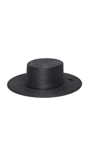 LE TRAP Cannes Ed. Premium Boater Hat - Black