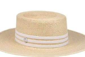 LE TRAP Boater Hat - White
