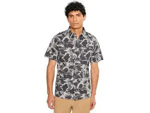 Columbia Pfg Wild Cast Camp Shirt Clothing Nocturnal Toucanet - Gray