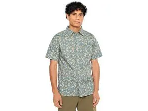 Columbia Pfg Wild Cast Camp Shirt Clothing Nocturnal Toucanet - Green