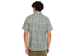 Columbia Pfg Wild Cast Camp Shirt Clothing Nocturnal Toucanet - Green